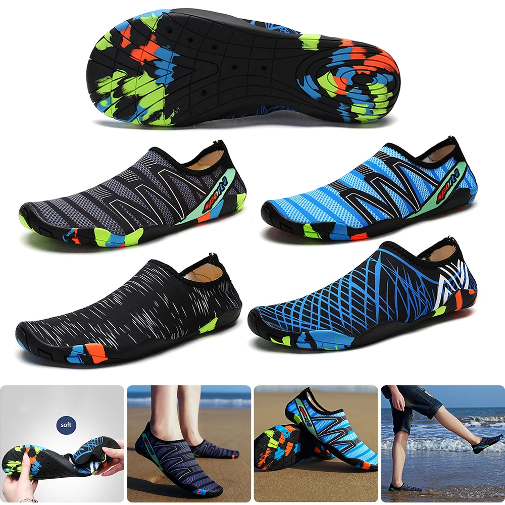 Zapatos descalzos de agua para hombre y mujer, zapatillas ...