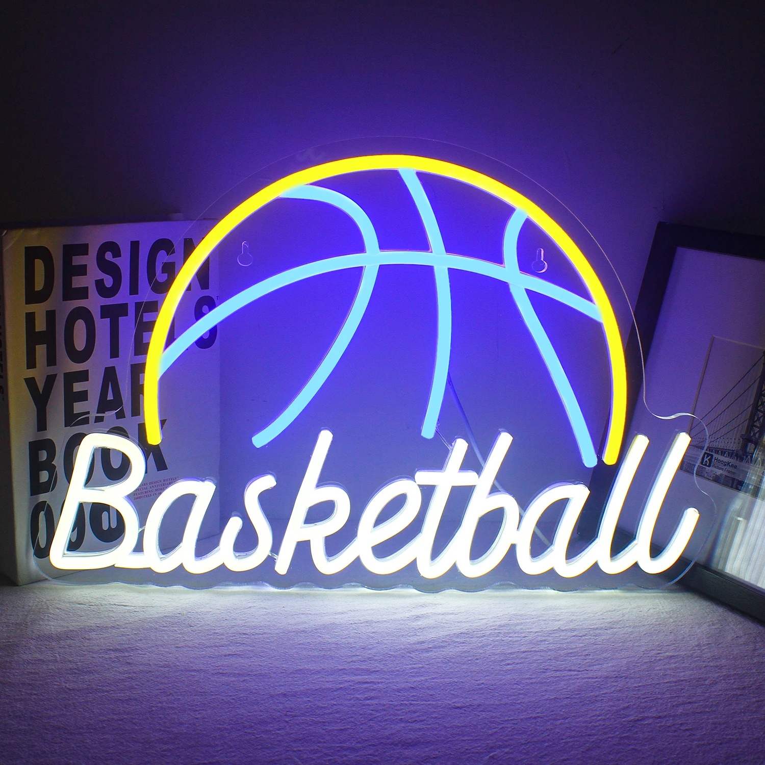 Basketball-Neon-Sign-Sport-Led-Sign-Ball-Neon-Light-White-Neon-Signs ...