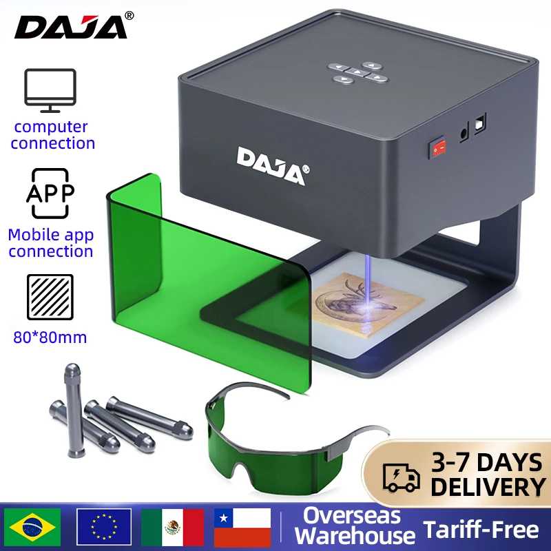 DAJA-Laser-Engraver-CNC-Diy-DJ6-Laser-Engraving-Machine-3000mw-Fast ...