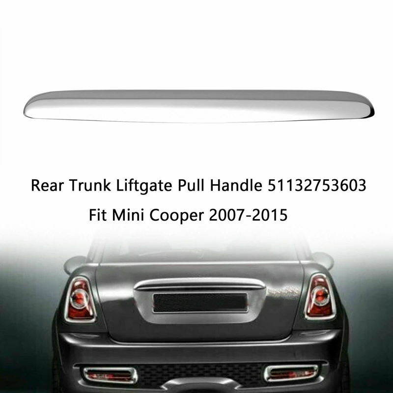 Chrome-Car-Hatch-Trunk-Handle-Replacement-For-Mini-Cooper-R55-R56-R57 ...