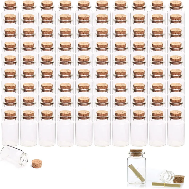 30PCS-5ml-20ml-Small-Glass-Bottles-with-Cork-Stoppers-DIY-Art-Craft ...