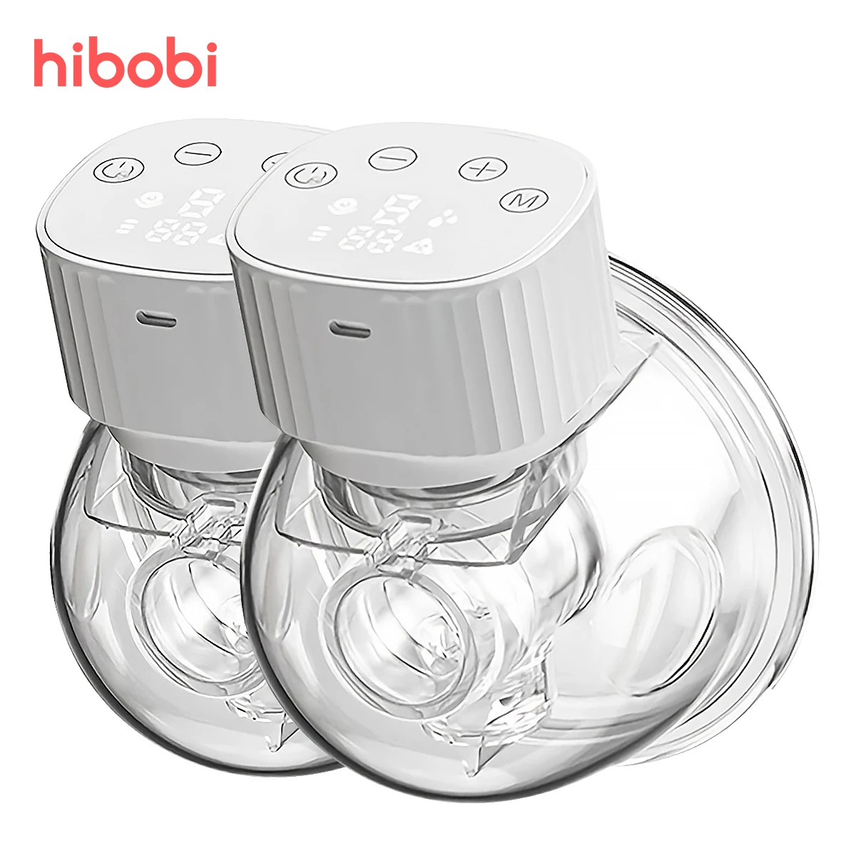 Hibobi 전기 유방 펌프 Led 디스플레이 핸즈프리 휴대용 우유 추출기 웨어러블 3 가지 모드 무소음 자동 착유기