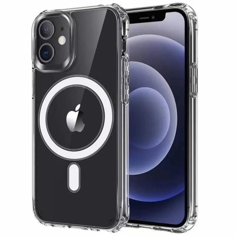 Clear-Ultra-Shockproof-Soft-Mag-Safe-Case-for-Magsafe-IPhone-12-Pro-Max ...