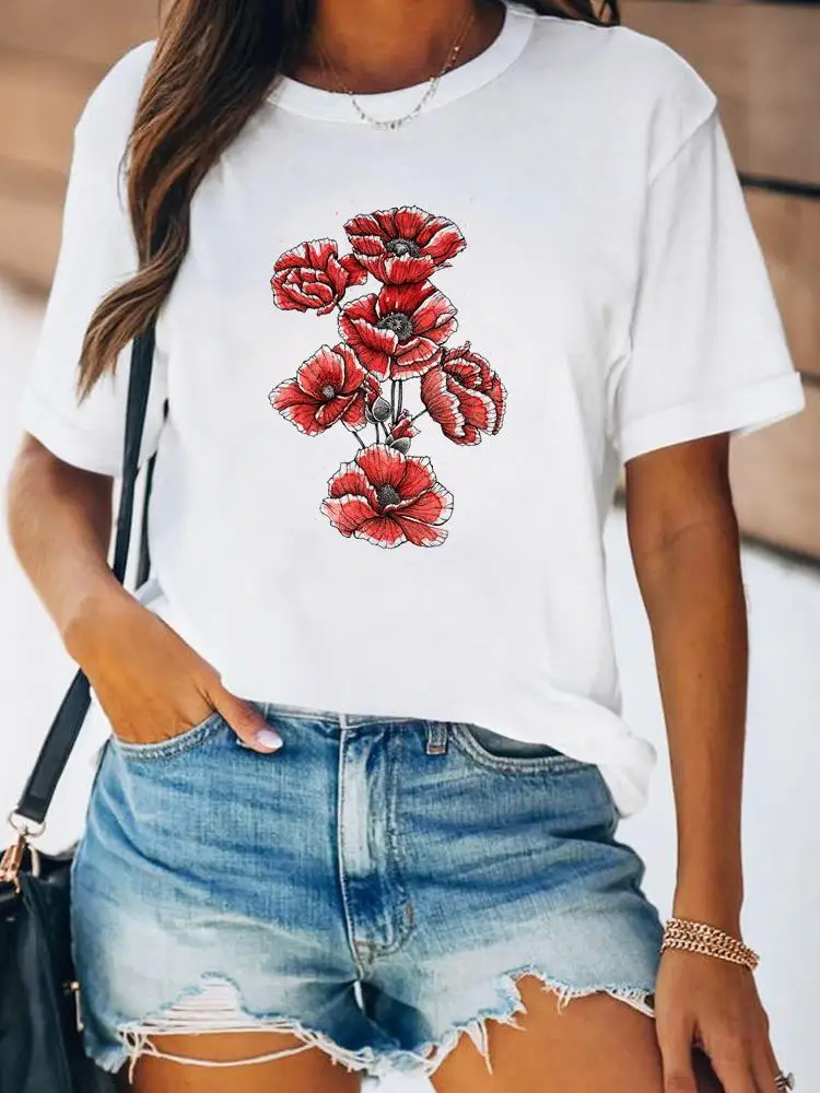 Women-Spring-Fashion-Summer-Female-Tee-Shirt-Print-Clothes-Lady-Short ...