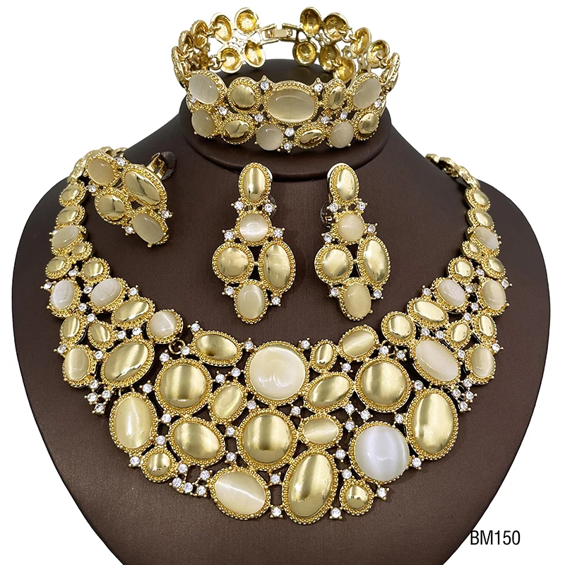 Luxury-Opal-Jewelry-Set-Round-Luxury-Colorful-Gold-Plated-Women ...