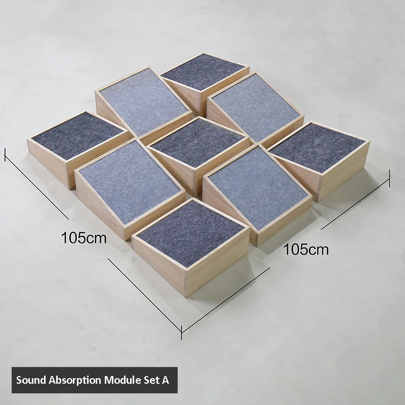 Korean-Creative-Oblique-Sound-Absorbing-Module-Combination ...