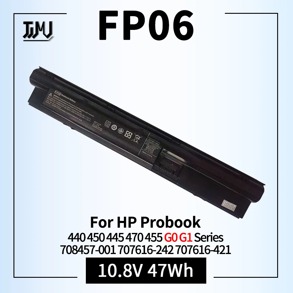 New FP06 FP09 Notebook Battery for HP Probook 440 450 445 470 455 G0 G1 ...
