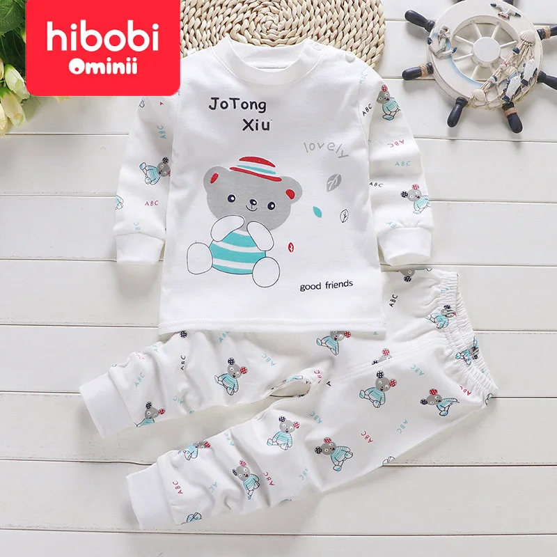 hibobi-2-Piece-100-Cotton-Children-s-Autumn-And-Winter-Round-Neck-Warm ...