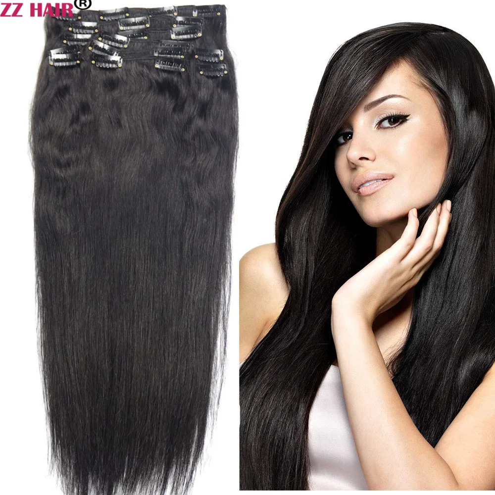ZZHAIR-100-Brazilian-Human-Remy-Hair-Extensions16-26-10pcs-Set-140g ...