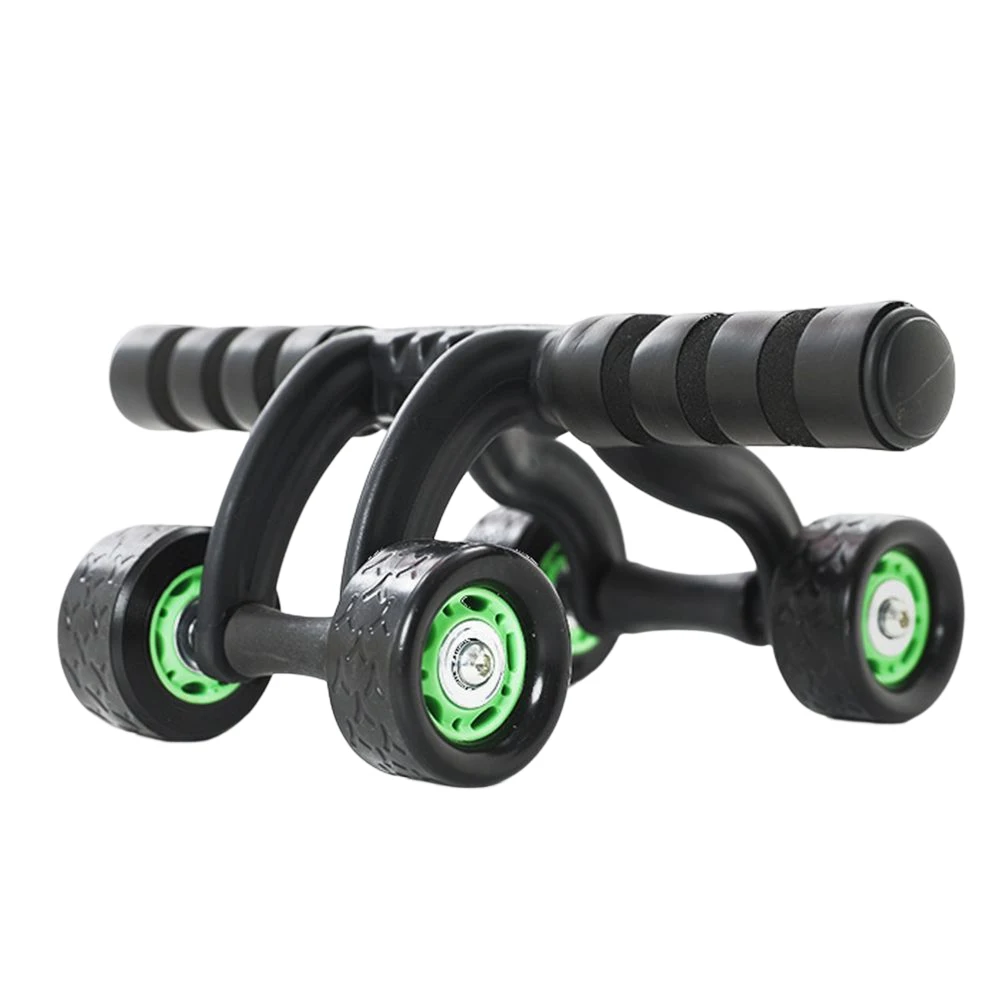 Four-Wheeled-Abdominal-Wheel-Ab-Roller-Non-slip-Arm-Waist-Exercise-Core ...