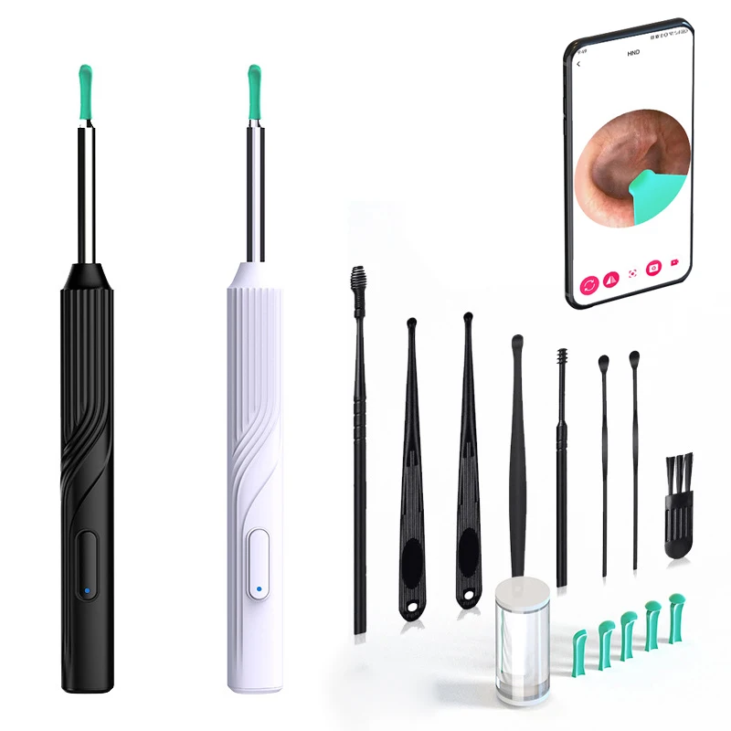 Wireless-Intelligent-Visual-Ear-Pick-Cleaner-Luminous-Endoscope ...
