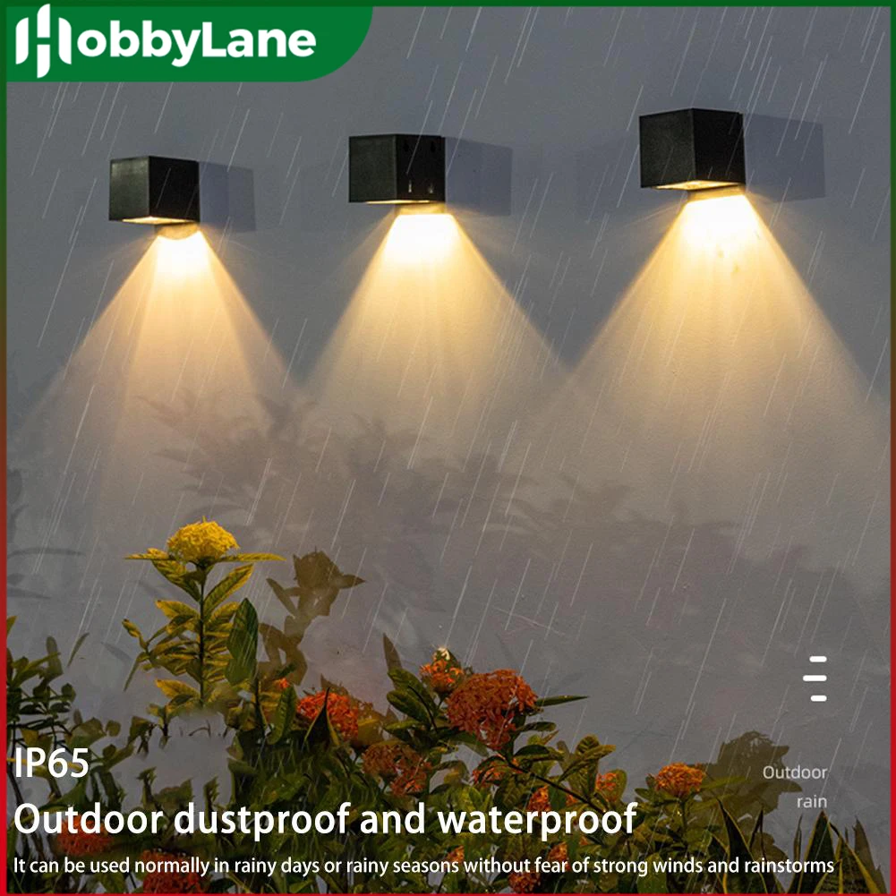 Luces-Led-cuadradas-de-colector-Solar-2-modos-2800-3000k-24-26lm-Ip65 ...