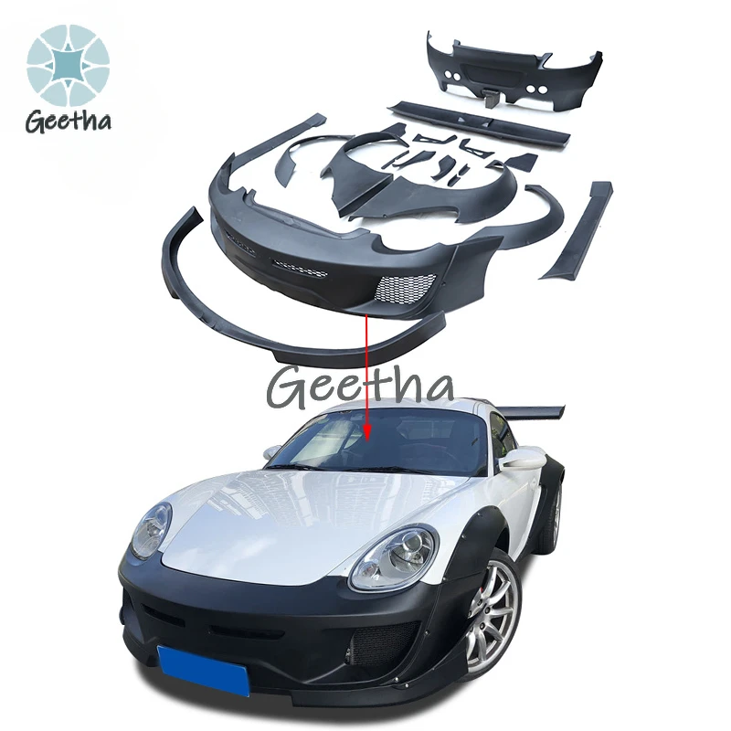 For Porsche 987 Boxster Cayman Wide Body Kit Modify to RB Style ...