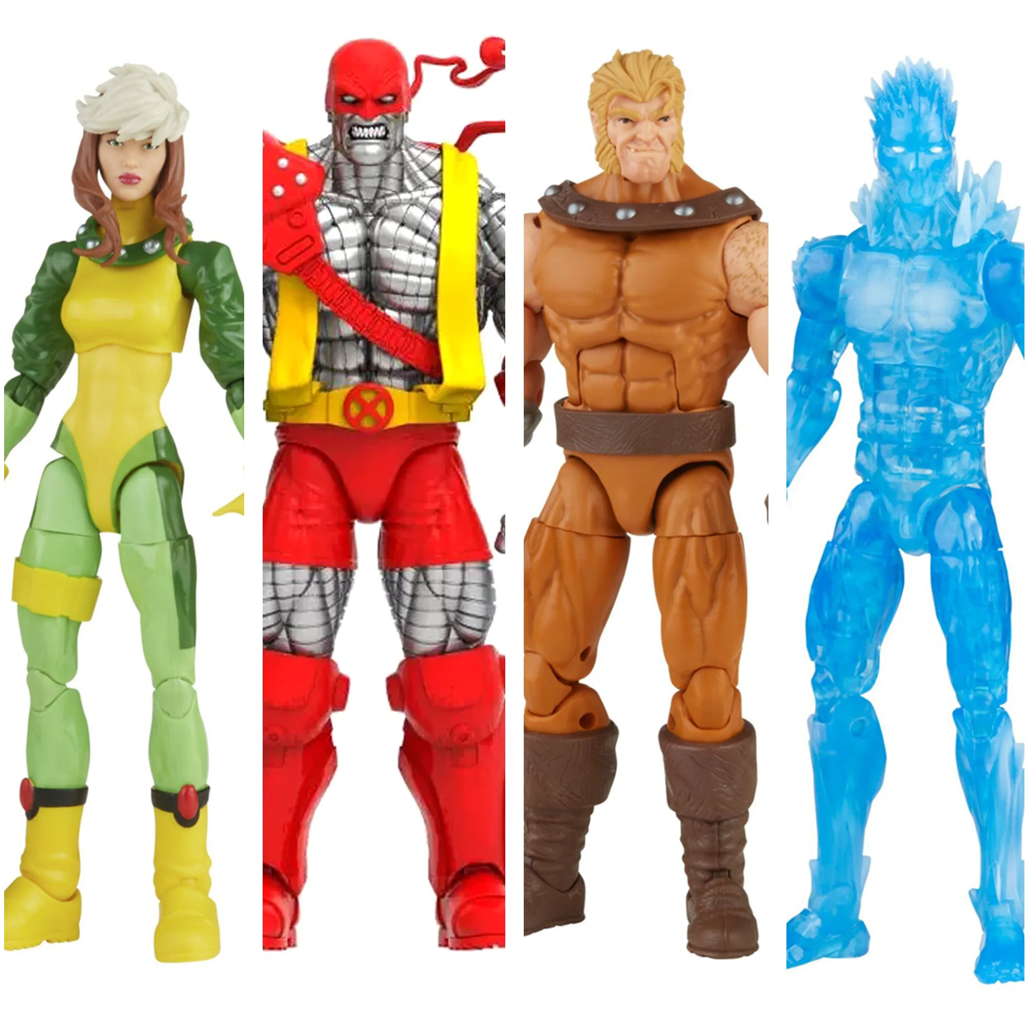 Figuras de acción de Marvel Legends Sabertooth Iceman Legion Rogue 6 ...