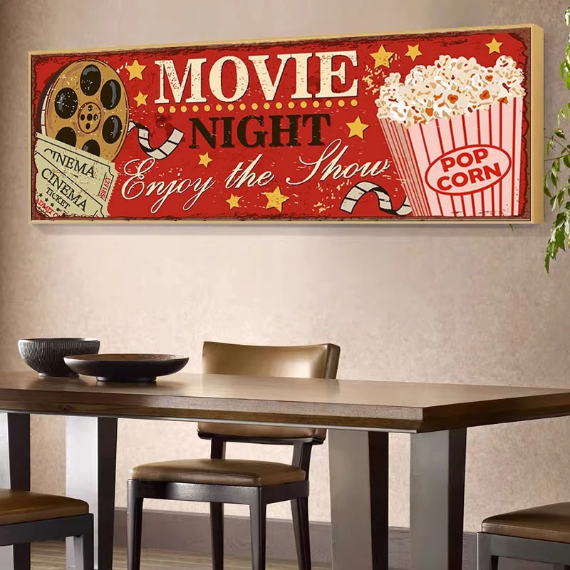 Posters Prints Cinema | Canvas Wall Art Pictures | Vintage Cinema ...