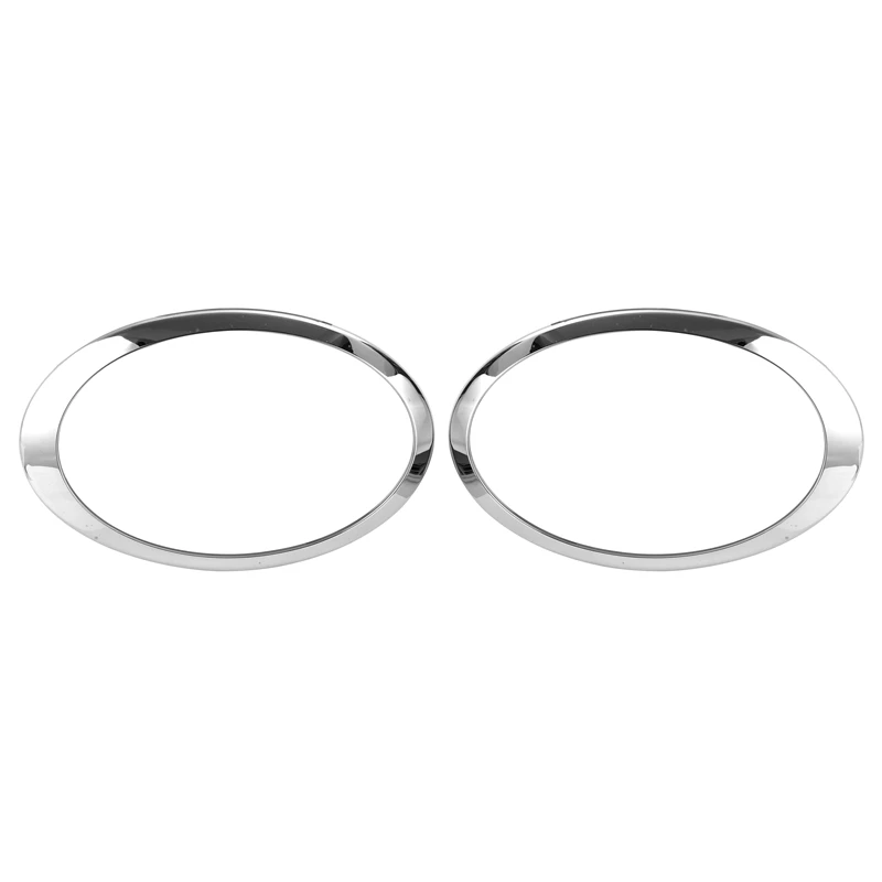 Front Headlights Frame Headlight Eyebrow Ring Cover Trim for Bmw Mini ...