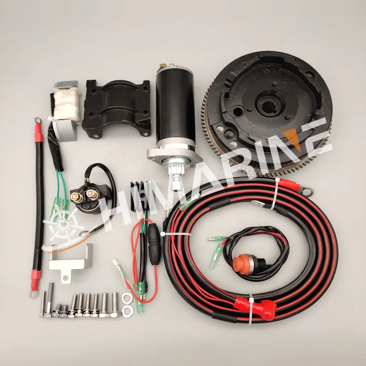 Electric-Start-Kit-For-15HP-For-Yamaha-2-Stroke-63V-Outboard-Motor-Boat ...