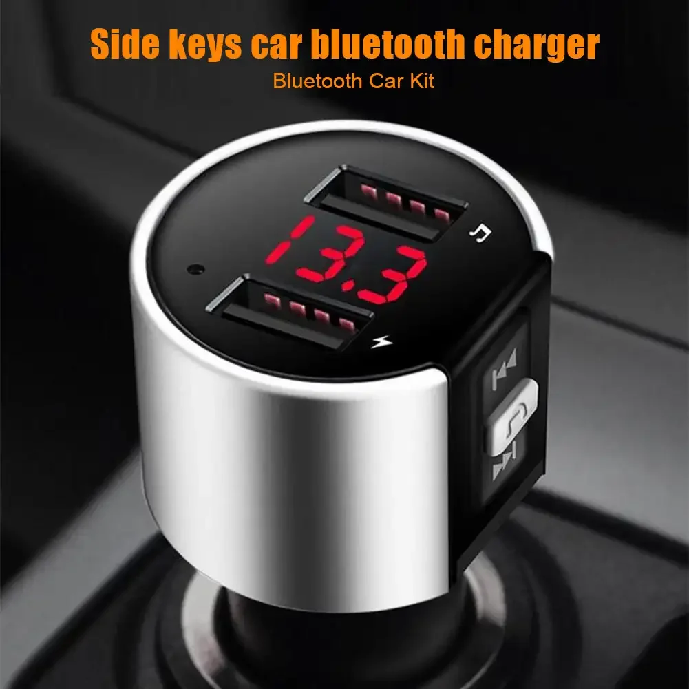 Bluetooth-compatible-FM-Transmitter-Audio-Aux-Modulator-Dual-USB-Fast ...