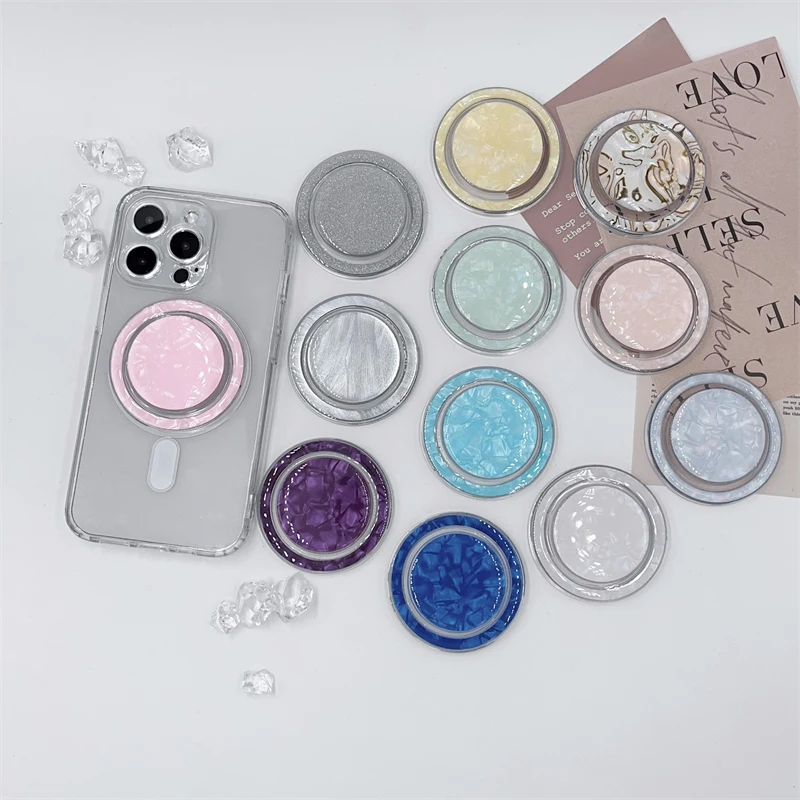 Luxury-Glitter-Coloful-Round-Magnetic-Holder-Grip-Tok-Griptok-Phone ...