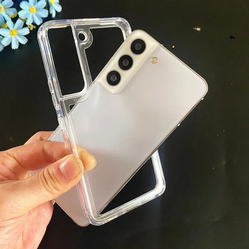 S24 Clear Silm Soft shockproof Bumper For Samsung Galaxy S22 S23 S24 ...