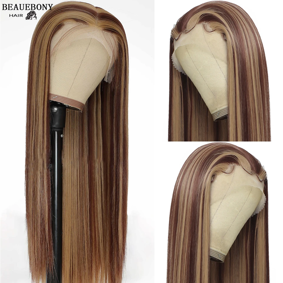 Peruca Reta Destaque Barato Peruca De Renda Sintética De Alta Qualidade ...