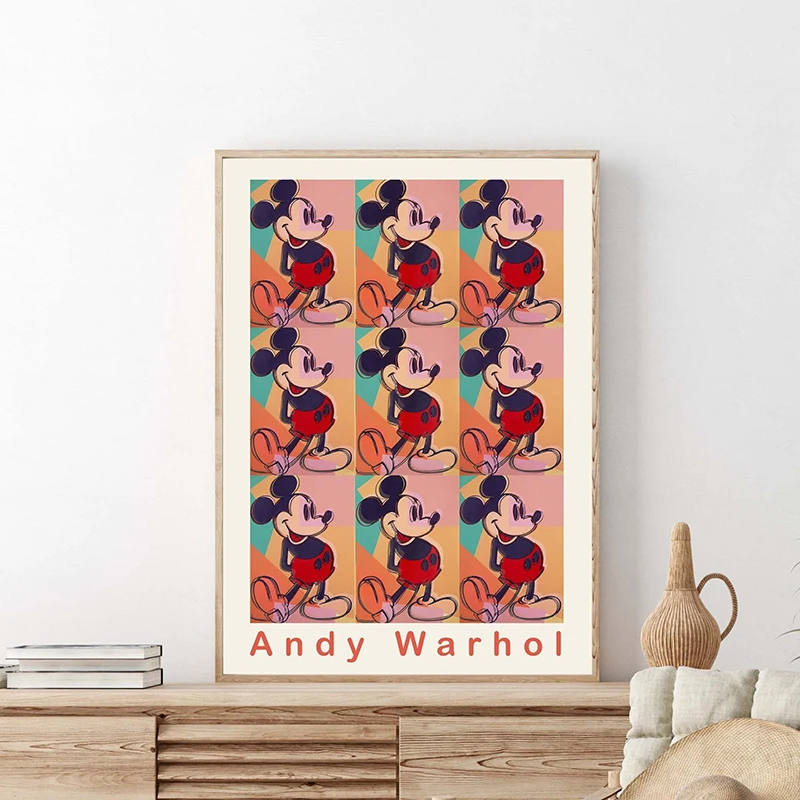 Andy Warhol Pop Art Mickey Mouse