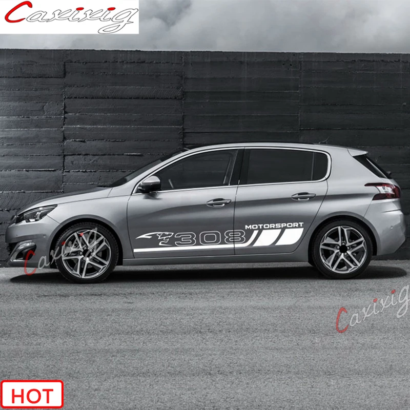 Car-Styling-Door-Side-Skirt-Strips-For-Peugeot-308-3008-2008-5008-Motor ...
