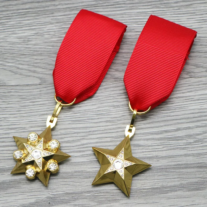 Soviet Union Medal Gold Star USSR Russian Metal Badge Commemorative ...