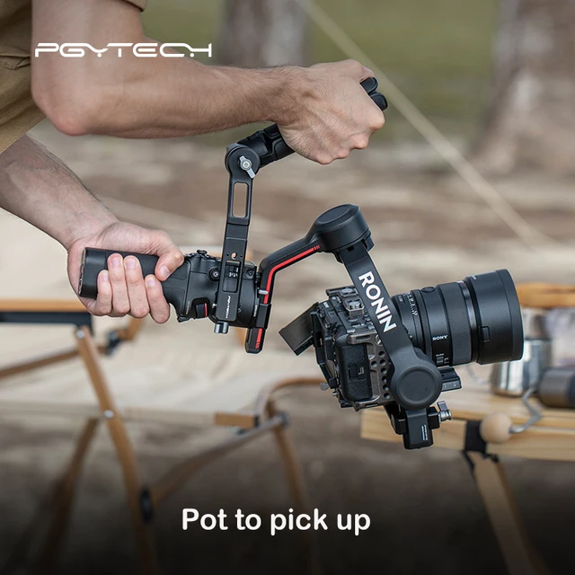 PGYTECH for DJI RS3/RSC2/Rs3Pro Lifting Pot Adapter Handle Expansion ...