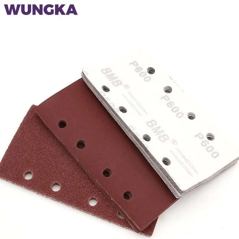 10pcs-Square-Sandpaper-Grit-Flocking-Sand-Paper-Special-Shaped-Disc ...