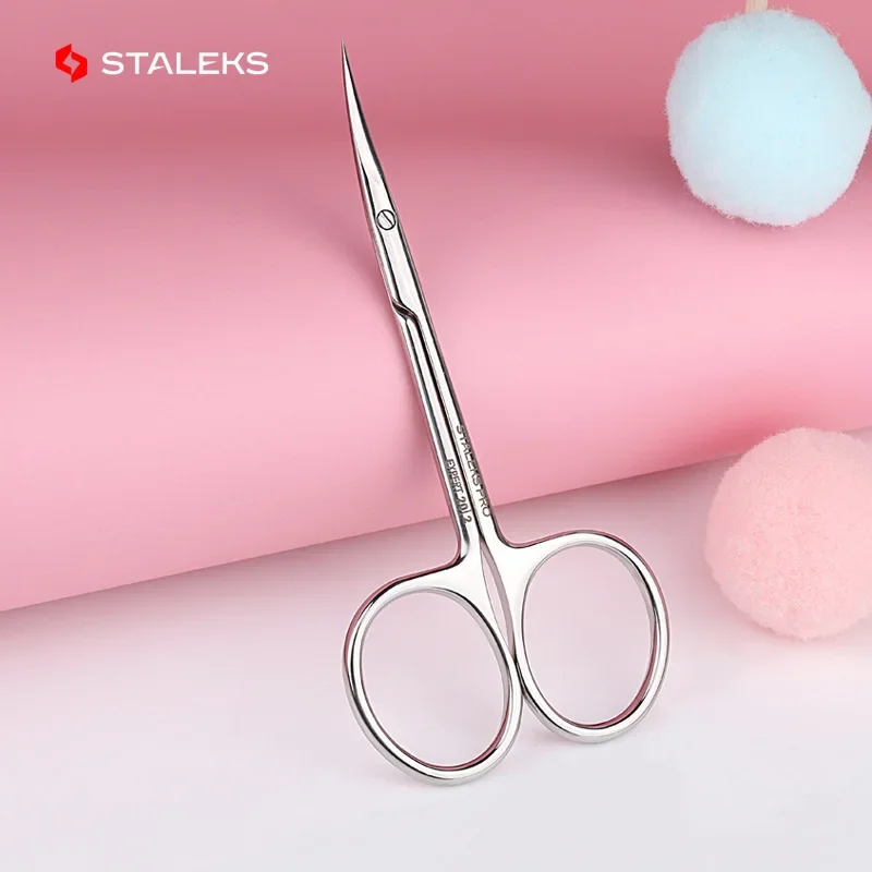 STALEKS-A-o-Inoxid-vel-Sobrancelha-e-Nariz-Hair-Scissors-Alta-Qualidade ...