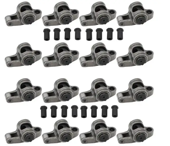 16PCS-Stainless-Steel-Roller-Rocker-Arms-For-SBC-305-350-400-Small ...