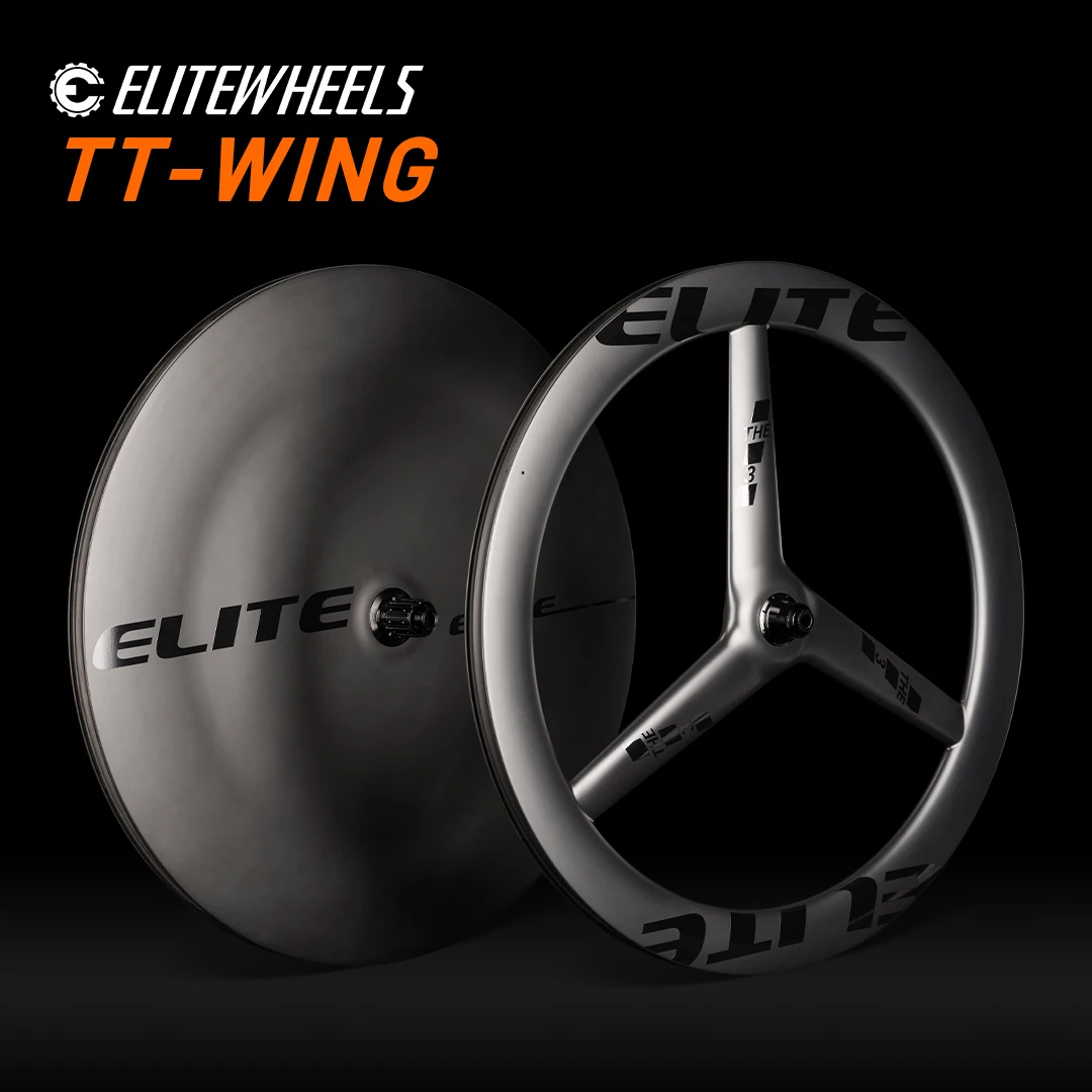 ELITEWHEELS-Time-Trial-Disc-Wheels-Carbon-Fiber-DiscTriathlon-Wheelst ...