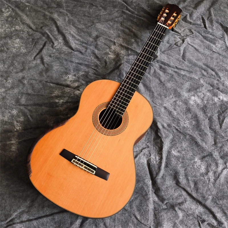 cut-way-with-EQ-lattice-sound-bracing-smallman-classic-guitar-with-free ...