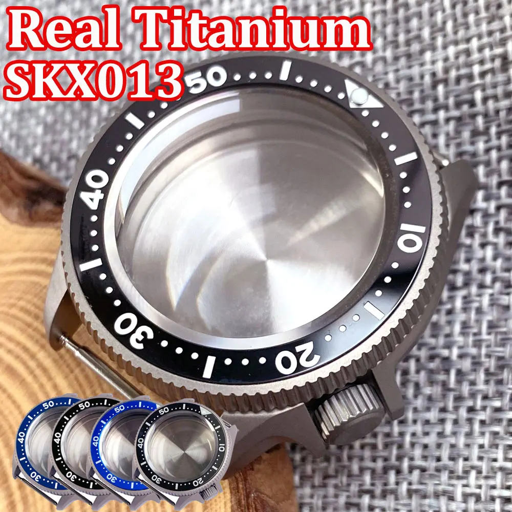 Real-Titanium-MOD-SKX013-Diver-Watch-Case-Ti-2-Fit-for-NH34-NH35-NH36 ...
