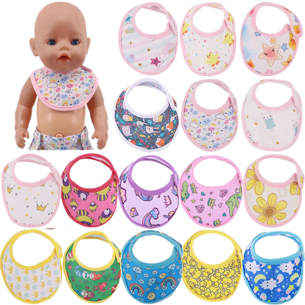 Baberos-de-tela-con-estampado-Pop-para-mu-eca-Reborn-de-18-pulgadas-y ...