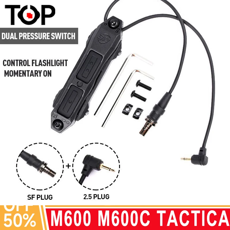 WADSN-tactical-dual-function-pressure-switch-for-Surefir-M300-M600 ...
