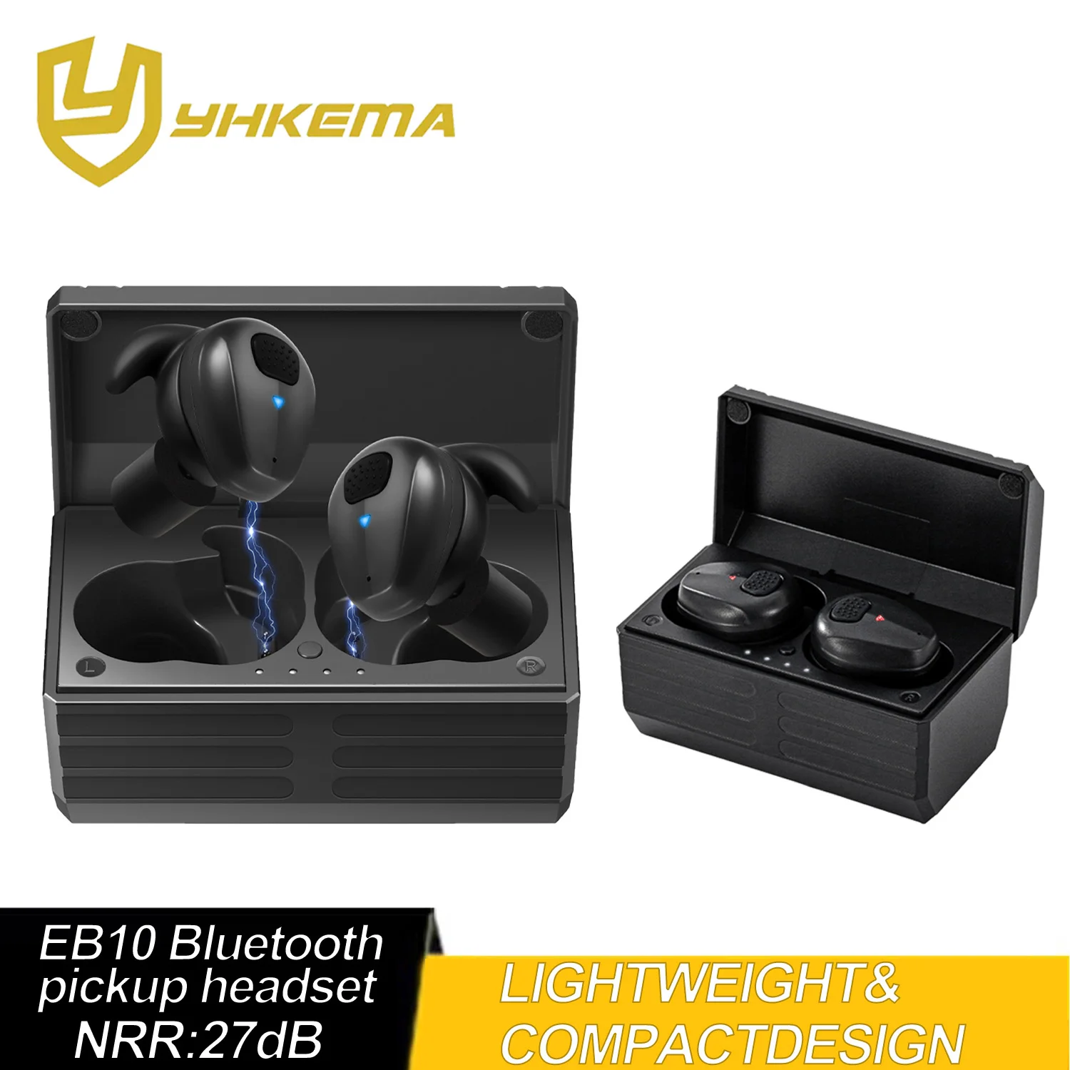 YHKEMA EB10 Bluetooth Electronic Shooting Earbuds Tactical Noise ...