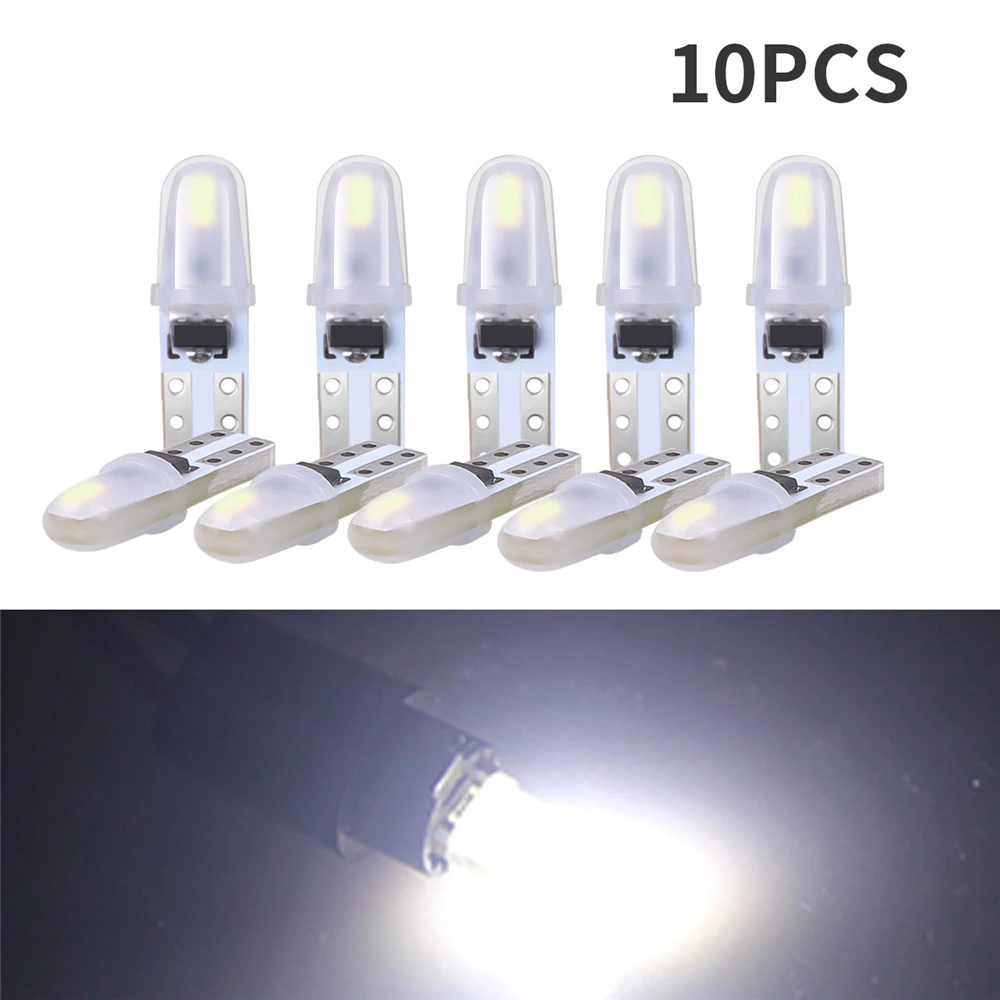 10Pcs/Lot T5 Dashboard Lights 3014 2SMD LED Light Car Interior Light Auto Side Wedge Instrument ...
