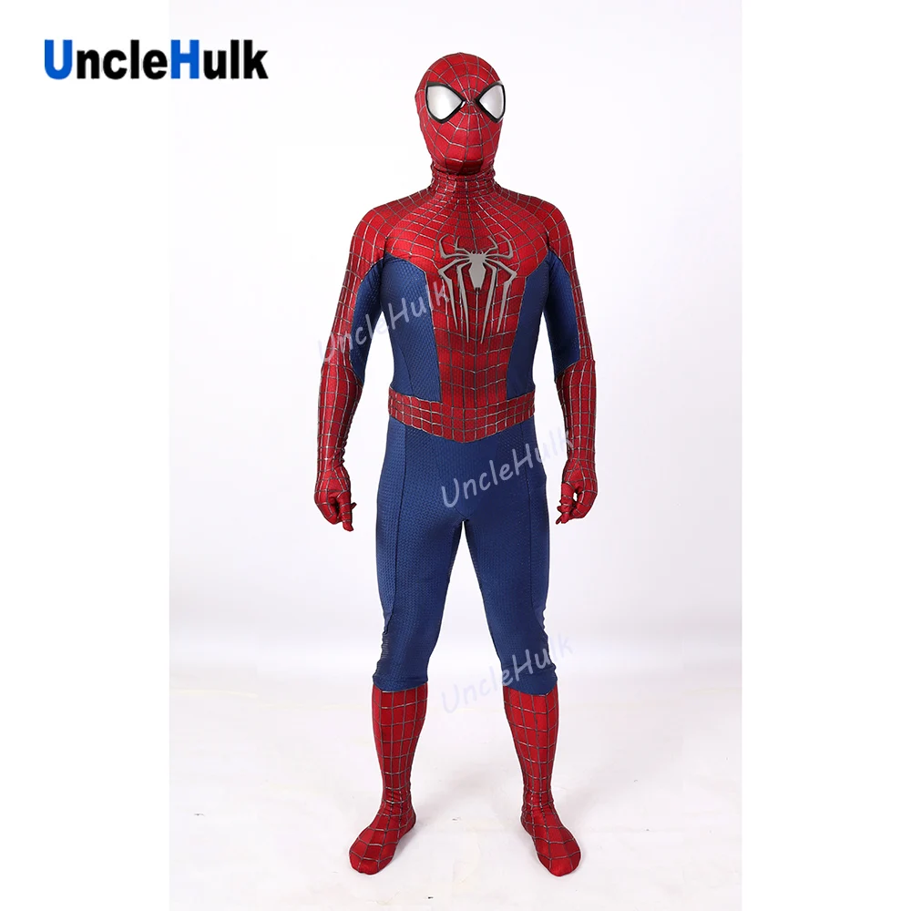 TASM2 Spider Cosplay Costume - hand drawing bulgy line and Silicone ...
