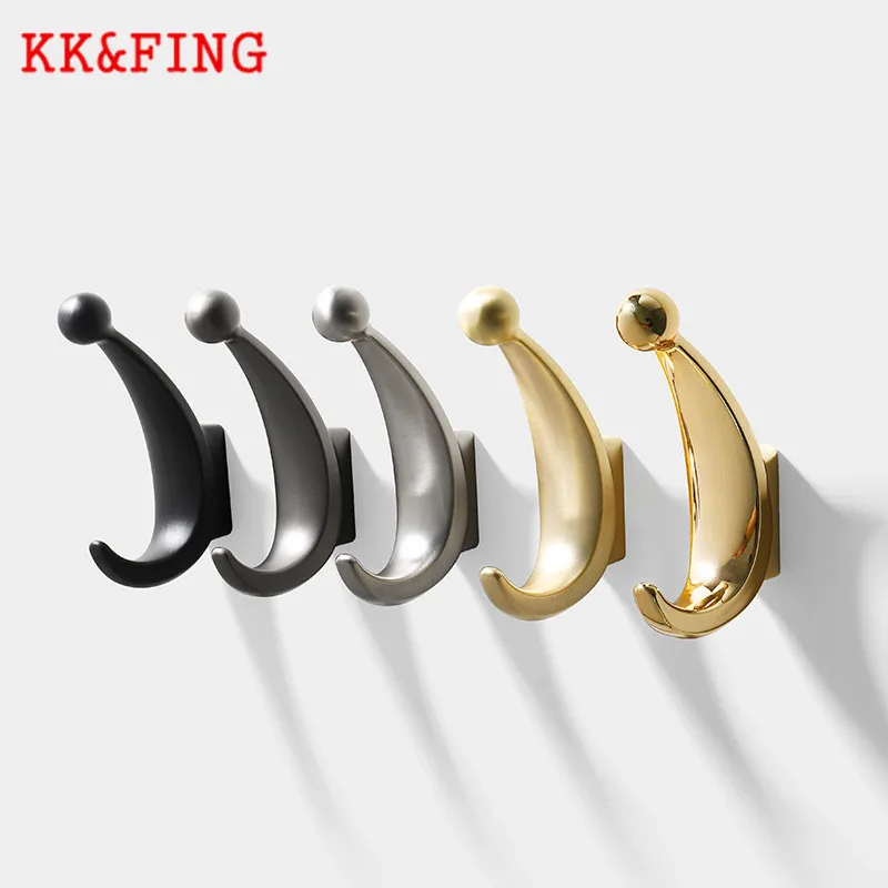KK-FING-New-Light-Luxury-Gold-Wall-Hanging-Single-Clothes-Hook-Zinc ...