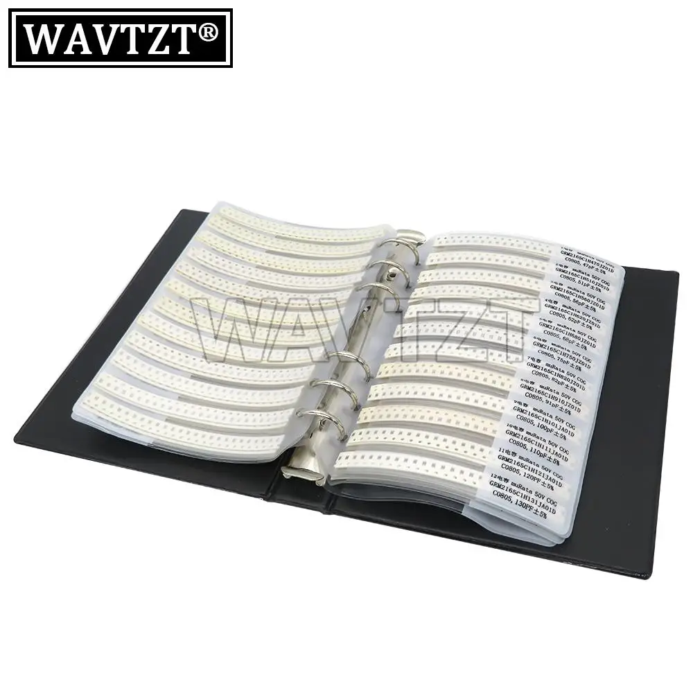 950PCS 2550PCS 4500PCS 0201 0402 0603 0805 1206 Capacitor Sample Book ...