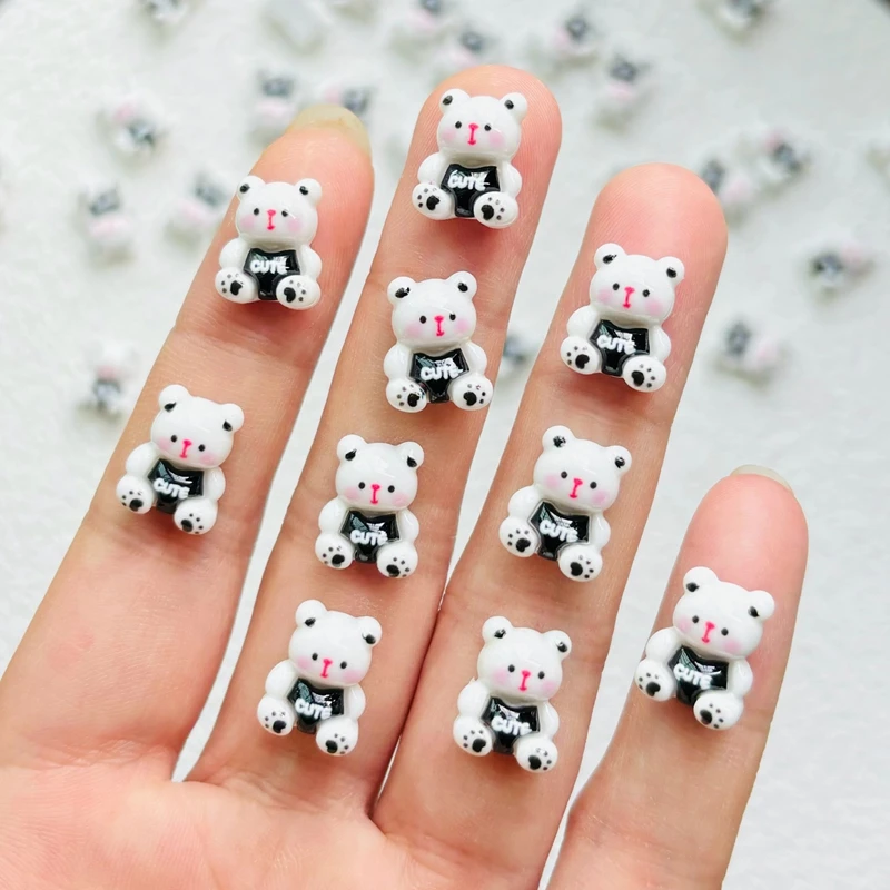 30-Pcs-Cute-Mini-Cartoon-Animal-Little-Bear-Resin-Figurine-Crafts ...