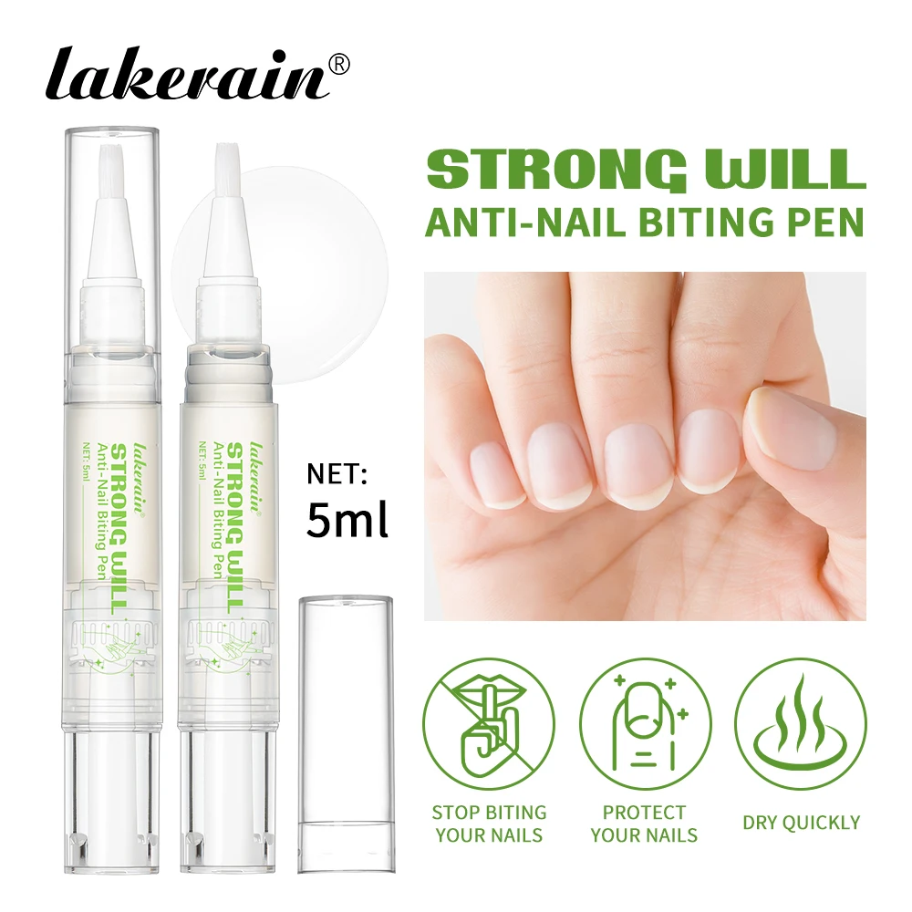 Lakerain Anti-Nail Biting Pen Strong Bitter Protect Nails Apply Quickly ...