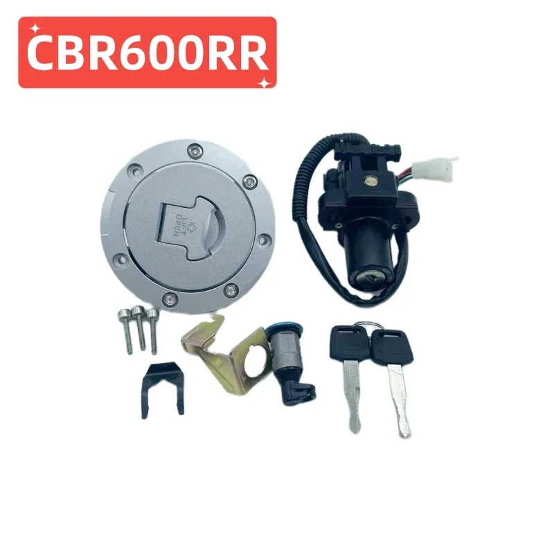 Motorcycle-Lock-Ignition-Switch-Fuel-Gas-Tank-Cap-Cover-Lock-Key-Set ...