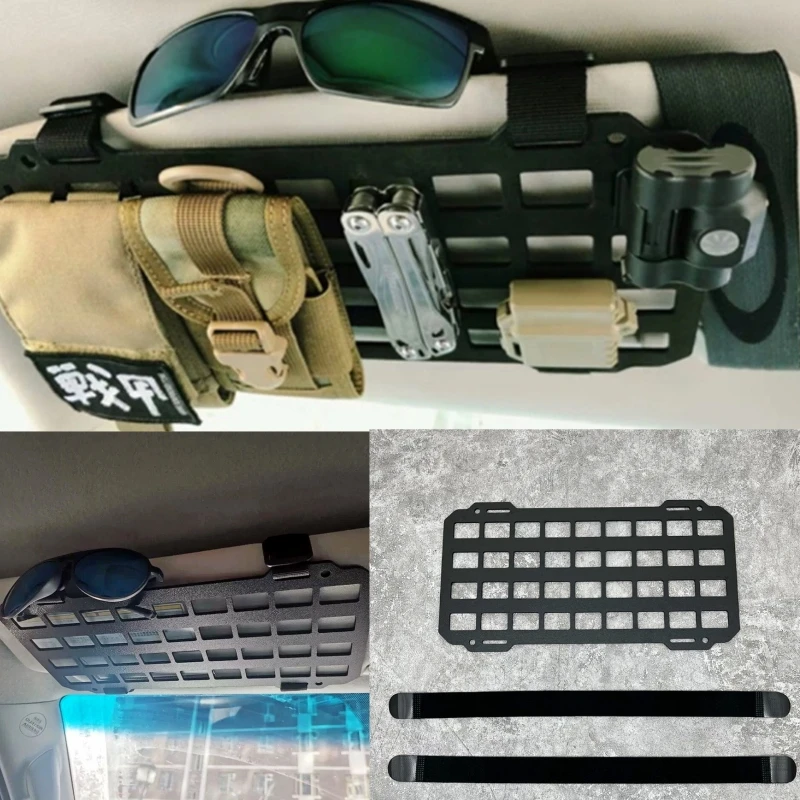 Vehicle-MOLLE-Panel-Car-Visor-Organizer-Storage-Rack-Rigid-Insert-Panel ...