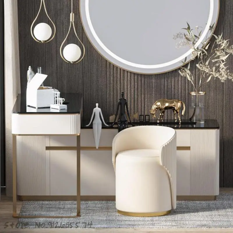 Light luxury bedroom dressing stool ins modern minimalist dressing ...