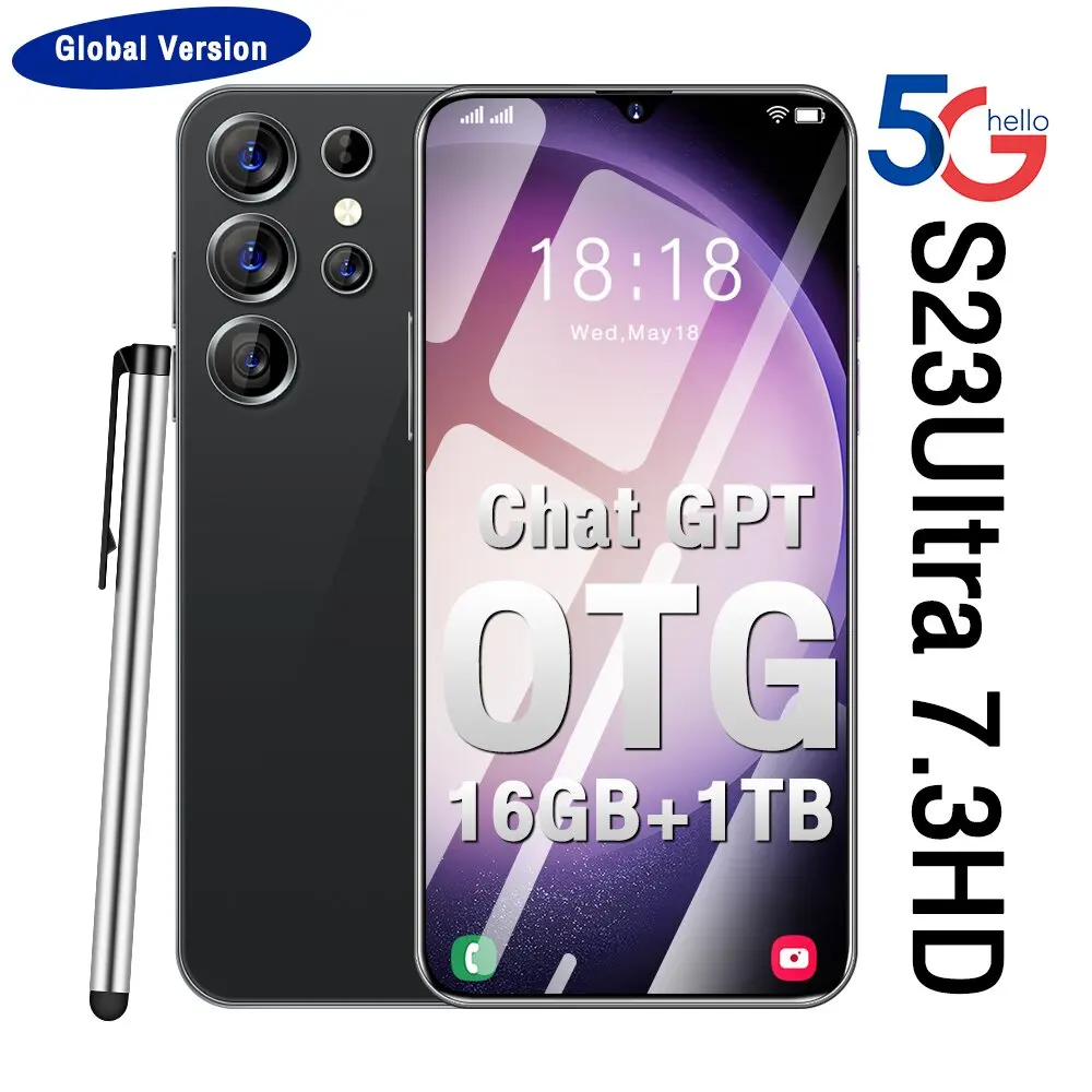 Tel-fono-Inteligente-S23-Ultra-versi-n-Global-Smartphone-con-pantalla-completa-de-2023-pulgadas ...