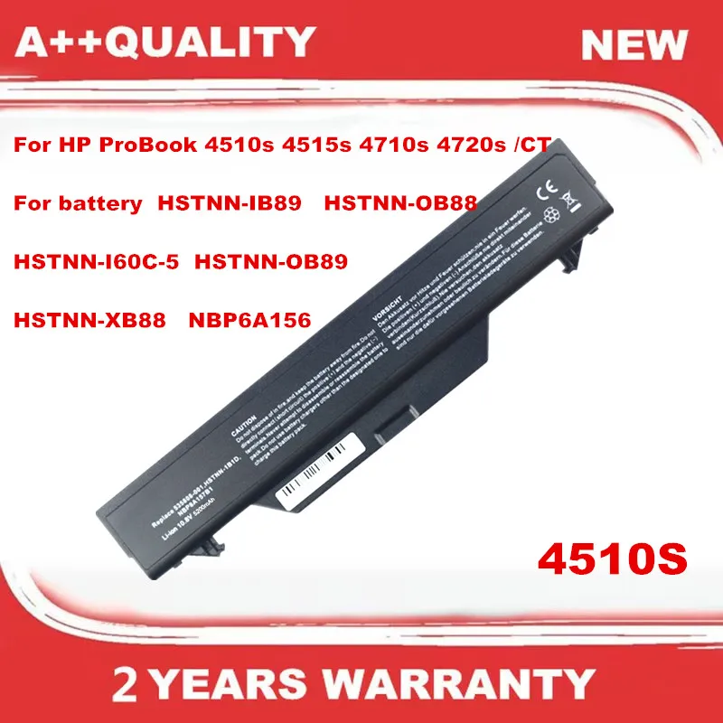 Laptop Battery For HP ProBook 4510s 4515s 4710s 4720s /CT For battery ...