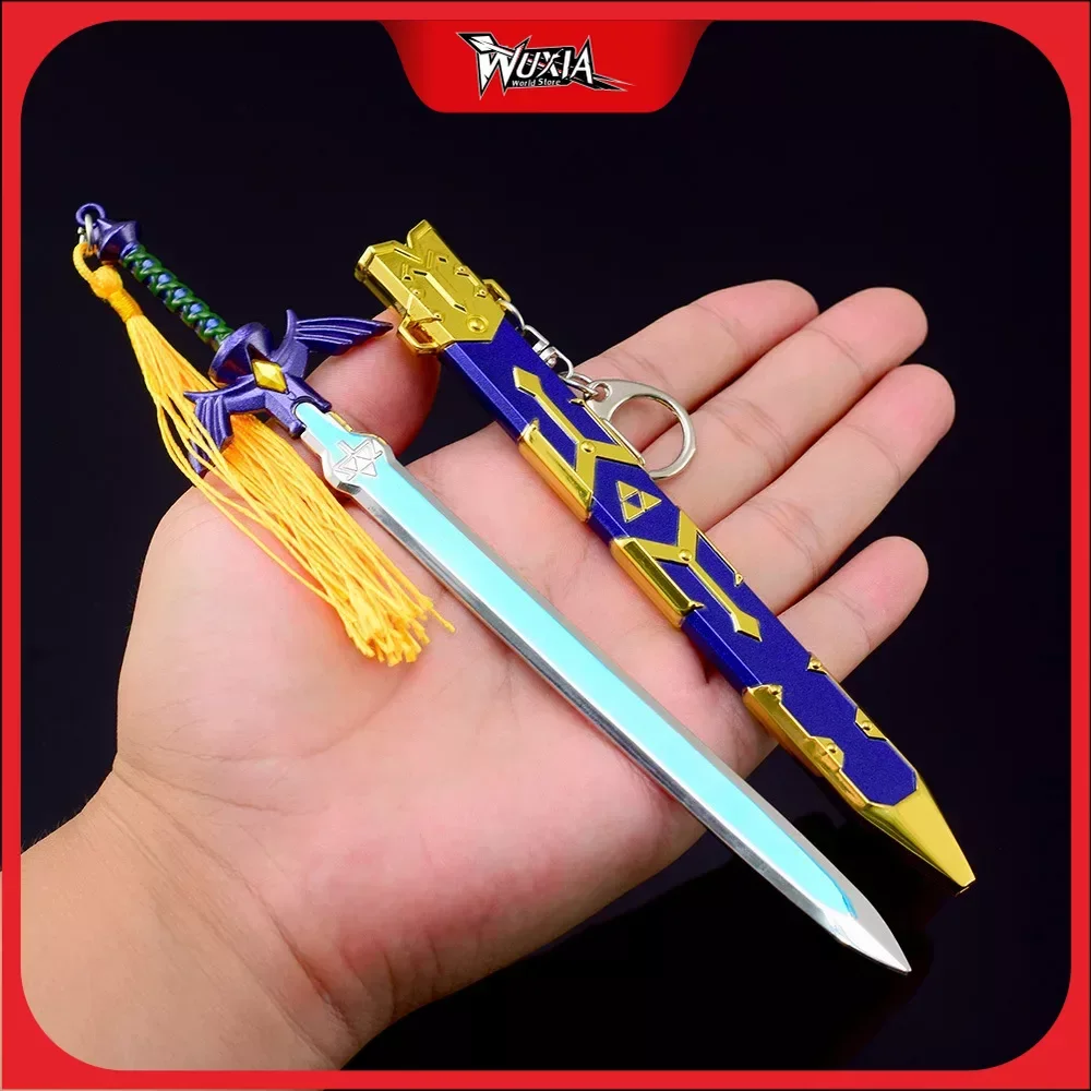 The Legend of Zelda keychain 22cm Metal Weapon Model Game peripherals ...